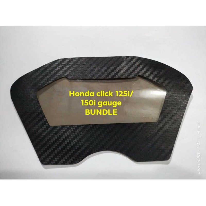 Honda Click 125i & 150i V2 click 125v3 bundle Gauge / Panel Protector ...