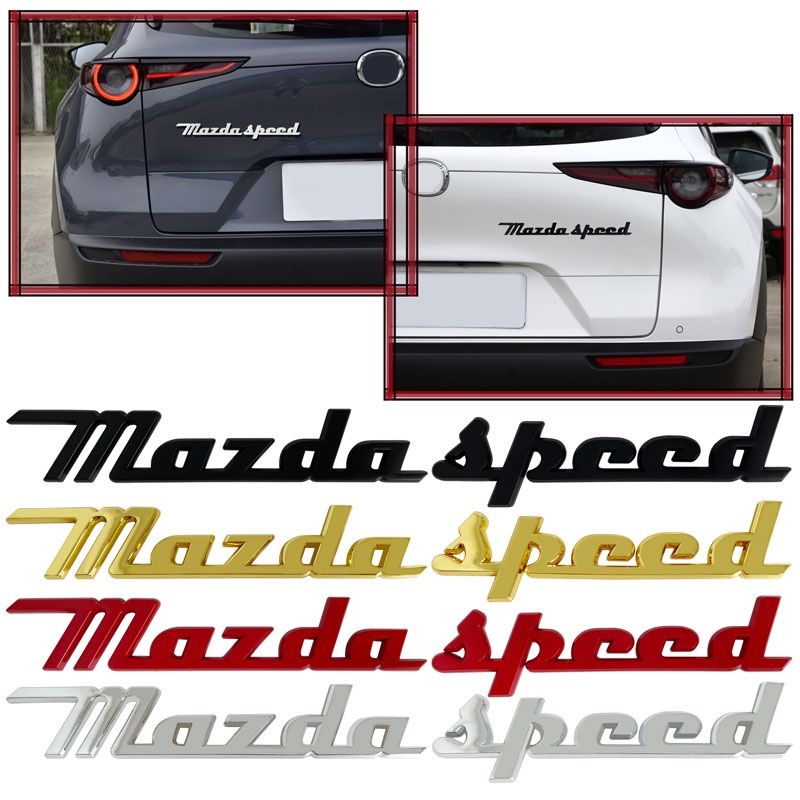 Car Styling 3D Metal Car Sticker For Mazda Speed M6 M3 CX-5 CX5 CX-3 ...