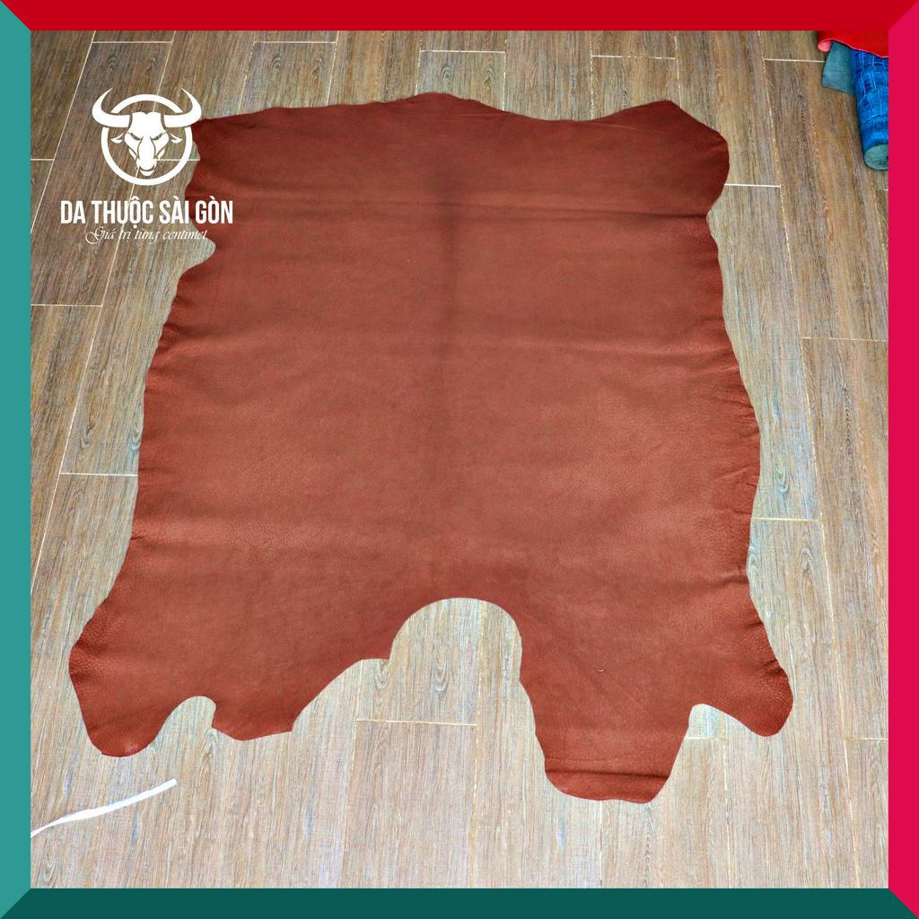 Premium Suede Pig Leather Brown Tanned Leather Brand Thickness 0.6 to 0 ...