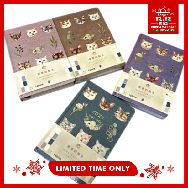 HOKKA Hard Bound A5 Notebook 12.8cm*18.8cm 4in1 (Line,Blank,Grid,Color ...