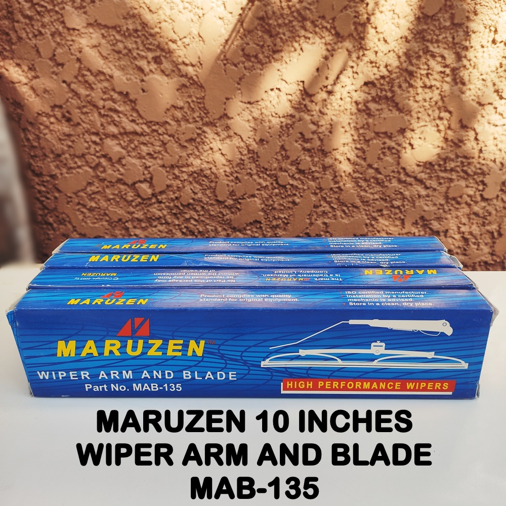 Maruzen Wiper Arm with Wiper Blade (10 INCHES) | Shopee Philippines