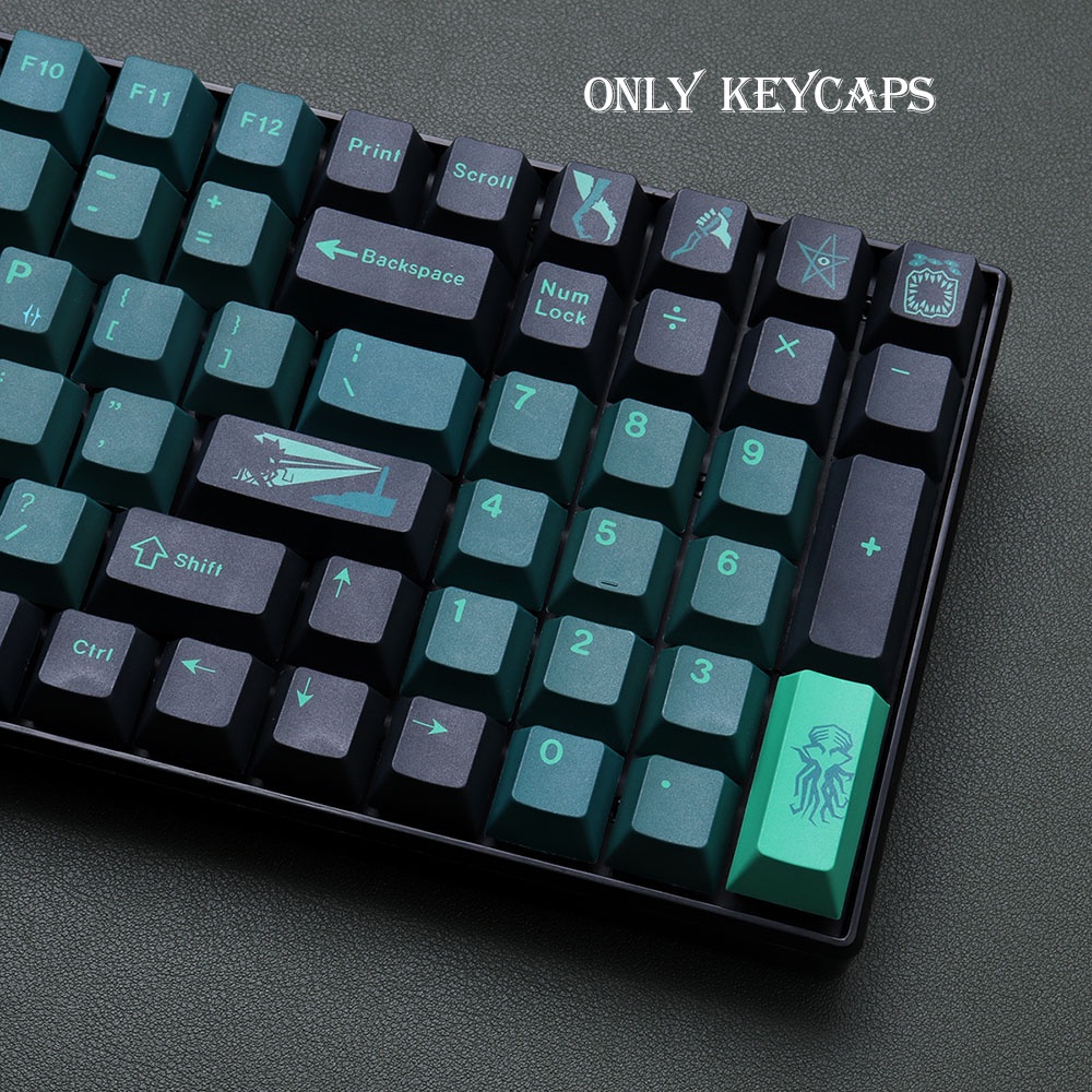 GMK Terror Below Keycap 130 Keys PBT Cherry Profile DYE-SUB ...