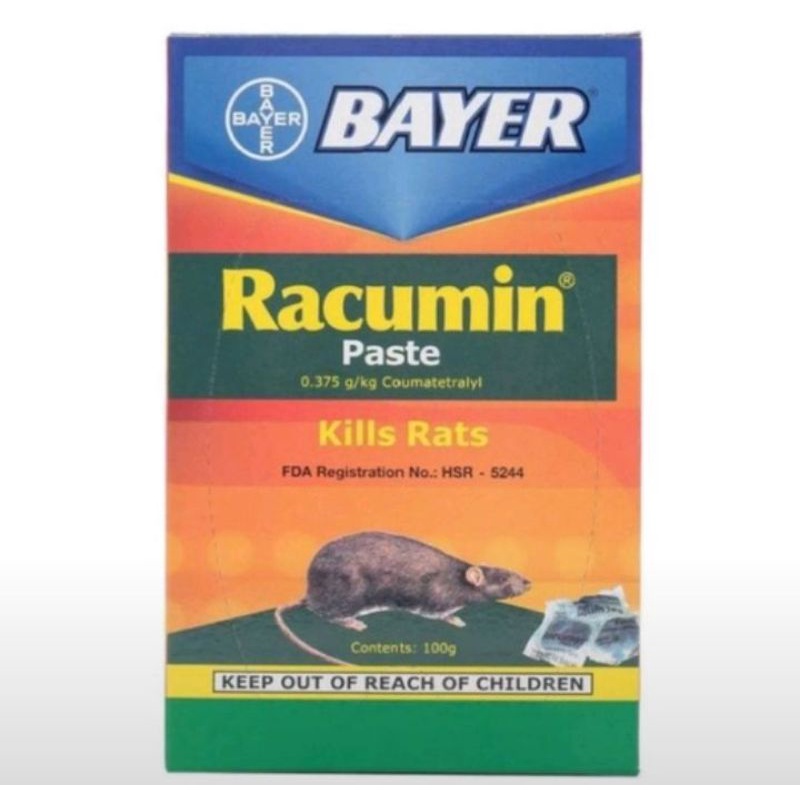 PANLASON SA DAGA, RODENT RACUMIN READY-MADE BAIT(50G,100G,200G), PASTE(100G), RODENT BLOCK(50G ...