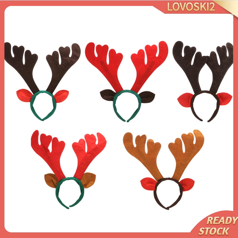 [LOVOSKI2] Christmas Reindeer Headbands, Cute Head Band Women Hair ...