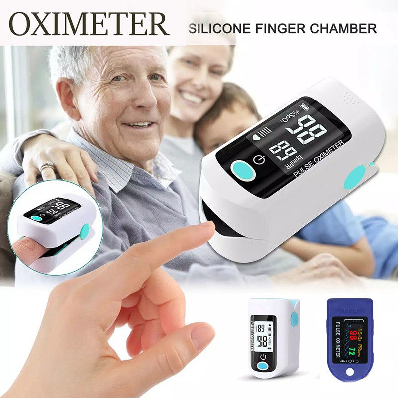 Fingertip Pulse Oximeter Health Led Display Digital Blood Oxygen ...