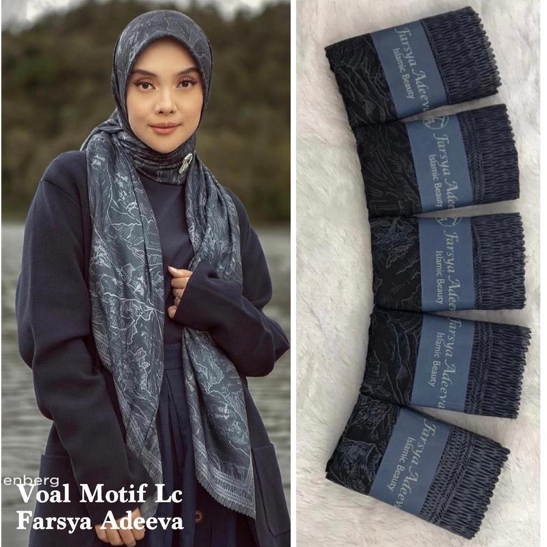 Adeeva Kayla Motif Veil / Hijab Motif Uniform | Shopee Philippines