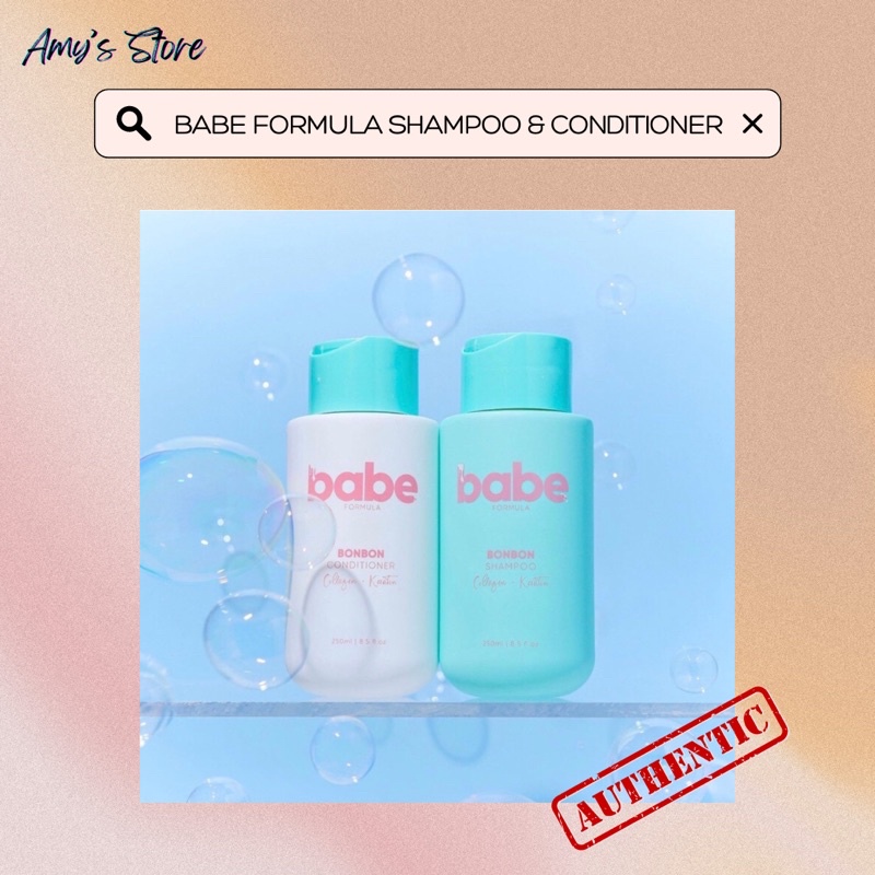 BABE FORMULA Bonbon Shampoo & Conditioner (Authentic) | Shopee Philippines