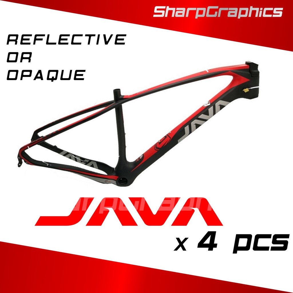 STICKER DECAL ONLY JAVA BIKE FRAME BRAND | Shopee Philippines
