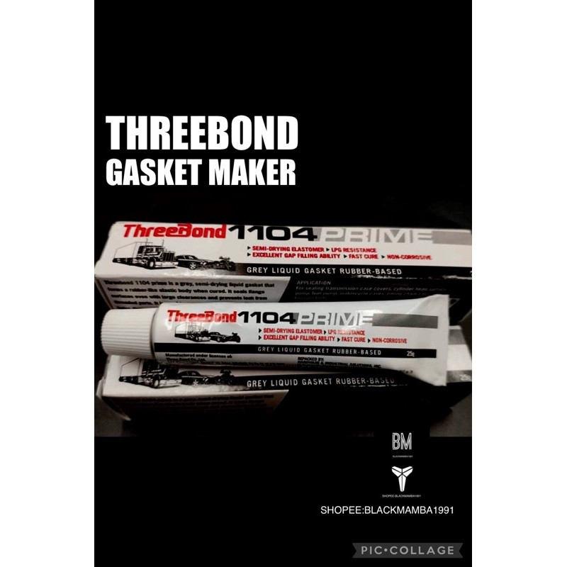 THREEBOND GASKET MAKER 1104 LIQUID GASKET ORIGINAL | Shopee Philippines