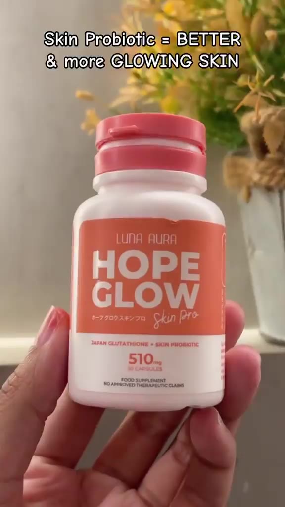 LUNA AURA Hope Glow Glutathione Capsule Skin Whitening, Gluta + Vitamin ...