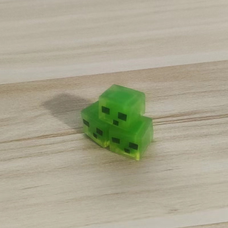 Game Mini Minecraft Slime Figures Toy Cute Square Action Figure Cake ...