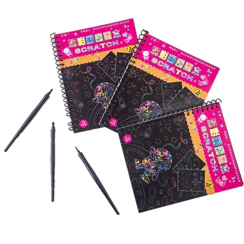 dmw Magic Coloring Book For Kids Magic Pen Drawing Book Kids Painting ...