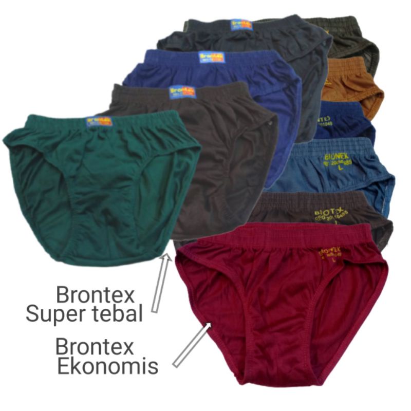 Sempak Thick Pants In Men Sheet BRONTEX EXTRA Thick / BRONTEX Economic ...