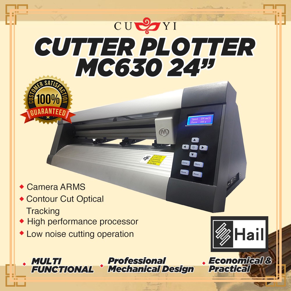 CUYI Cutter Plotter 24 Inch MC630 W/Auto Contour Cutting | Shopee ...