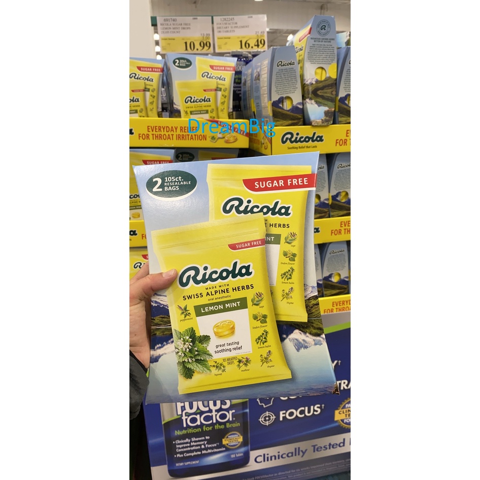 [new Date 08/2026] ricola herbal cough lozenges to relieve cough and ...