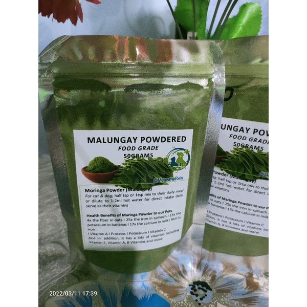 Malungay Powder (Moringa) 50grams | Shopee Philippines