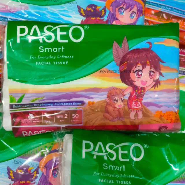 Paseo Smart Travel Pack Facial Tissue (50 sheets/2ply) | Shopee Philippines