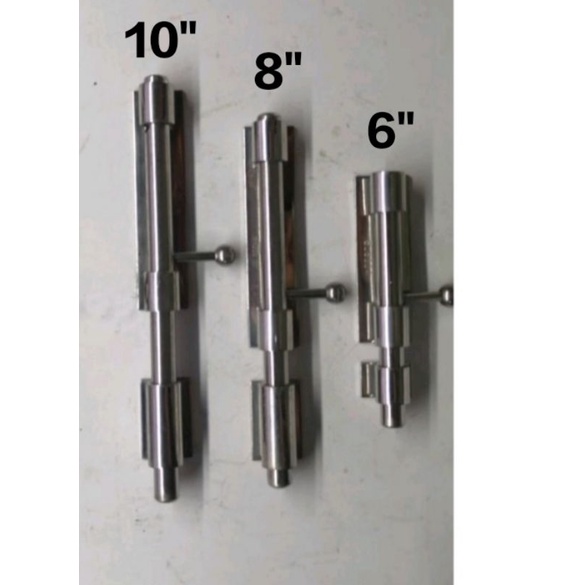 Stainless Barrel Bolt Heavy Duty For Gate SUS304(6",8",10") | Shopee ...