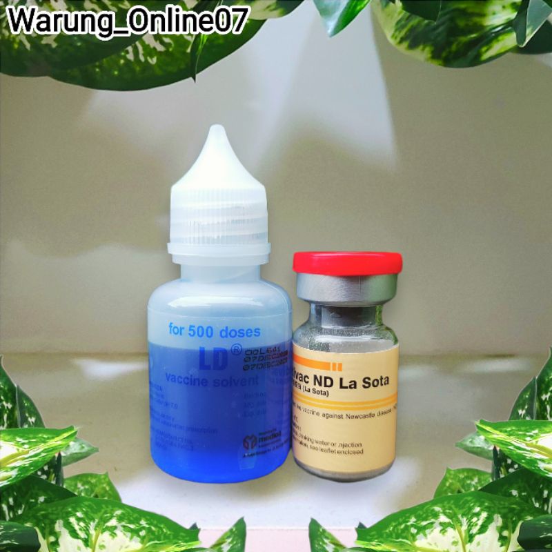 Nd Lasota Vaccine 500-dose Advanced Vaccine For Small Chickens Adults ...