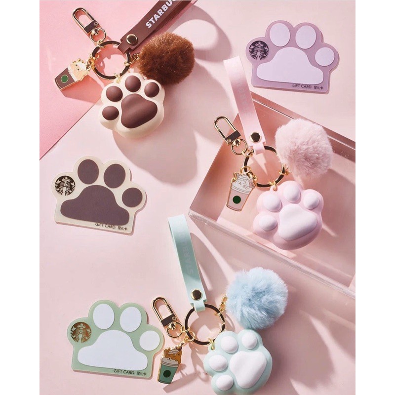 Starbucks Card Starbucks paw keychain | Shopee Philippines
