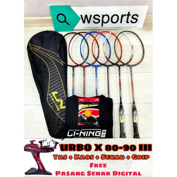 Lining Turbo X 80 90 Gen 3 III X80 X90 Badminton Racket Original ...