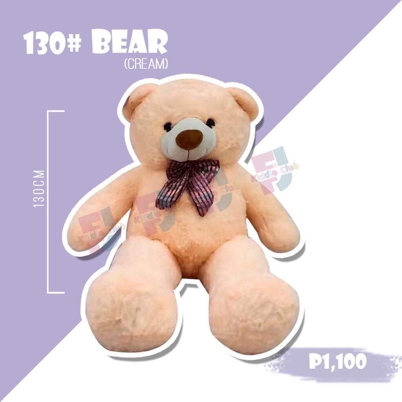 Teddy bear Human size 130cm 5FT | Shopee Philippines