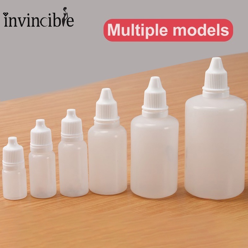 Multipurpose Refillable Plastic Squeezable Mini Bottle/ White Empty ...