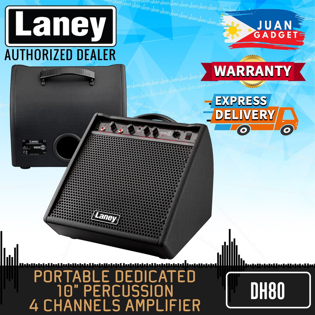 Laney Drumhub DH80 80-Watts Personal Drum Monitor and 10-Inch Coaxial ...