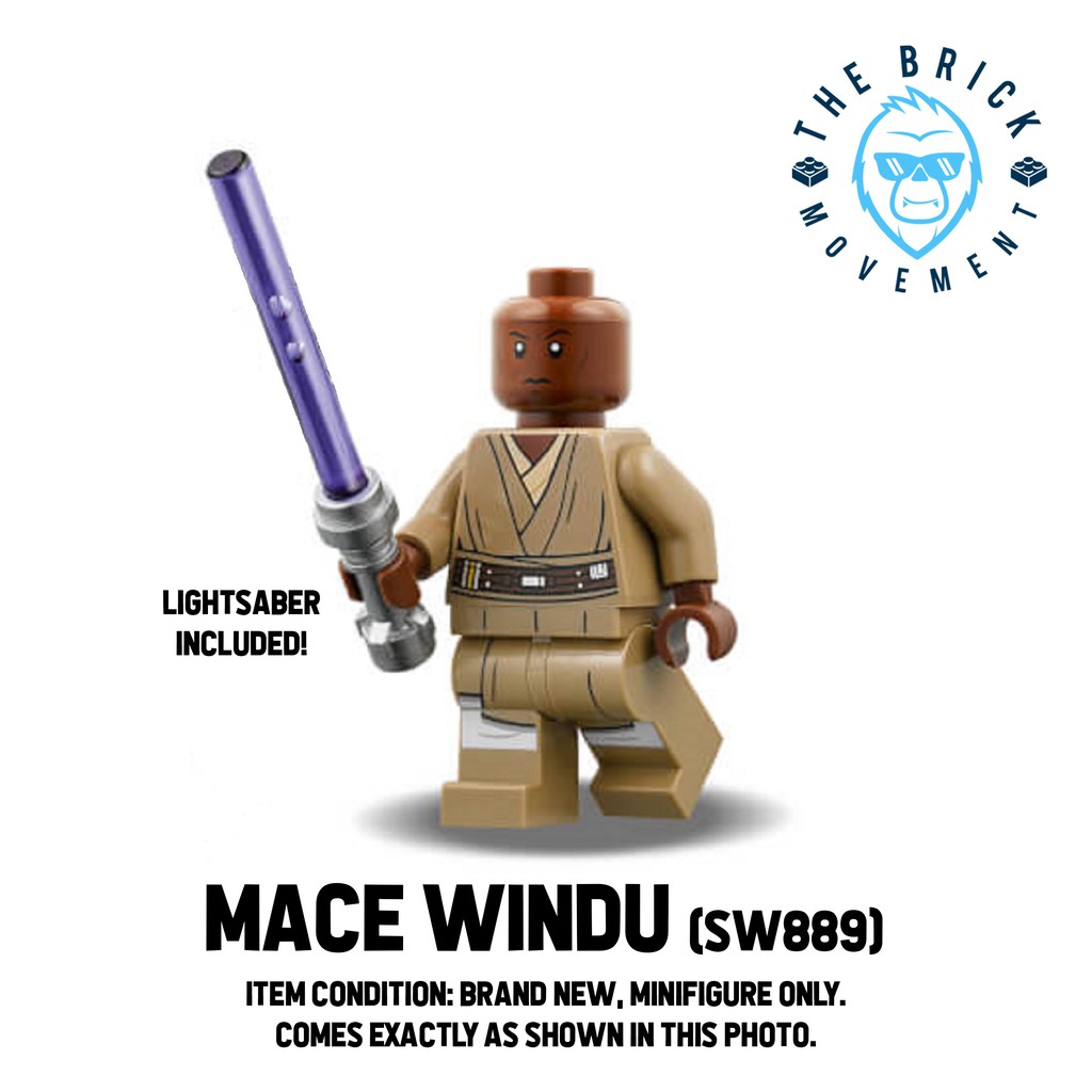 LEGO® STAR WARS Mace Windu Minifigure | Shopee Philippines