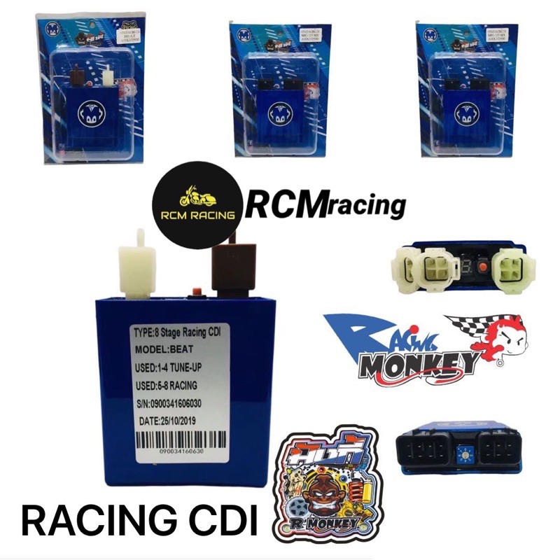Racing Monkey Racing CDI 8 Stage For Mio125 MX ROUSER135 Beat | Shopee ...