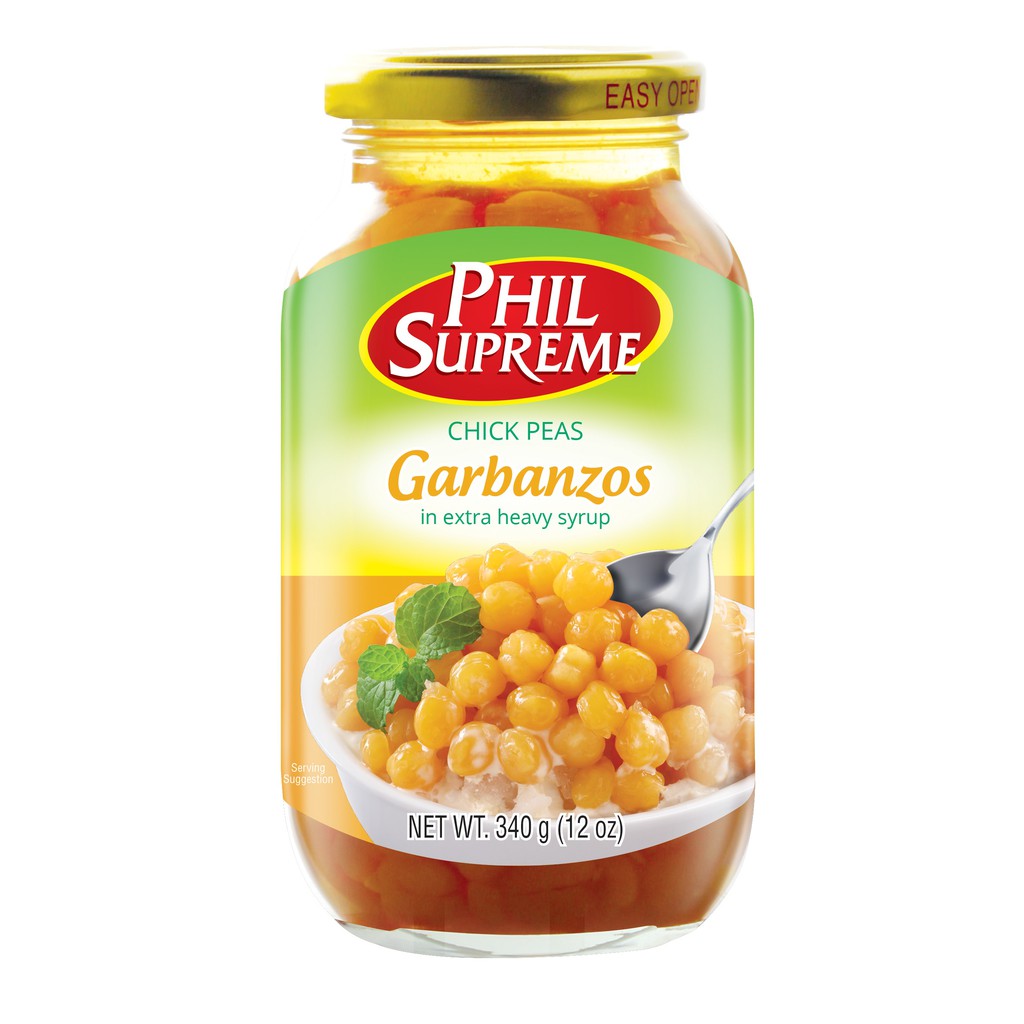 Phil Supreme Chick Peas Garbanzos (Sweet Preserves) - 12oz | Shopee ...