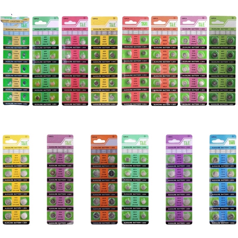 AG0 AG1 AG2 AG3 AG4 AG5 AG6 AG7 AG8 AG9 AG10 AG11 AG12 AG13 Alkaline ...