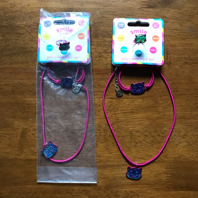 Smiggle Smile Mood Cat Jewellery Pack X3 | Shopee Philippines