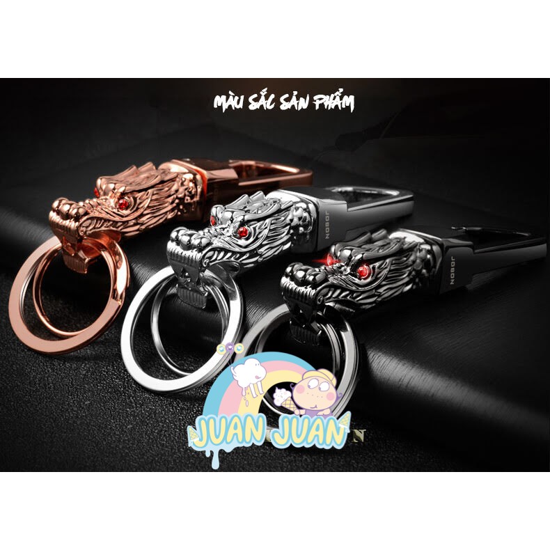Premium JOBON DRAGON HEAD KEYCHAIN STAINLESS ALLOY STYLE FULLBOX ...