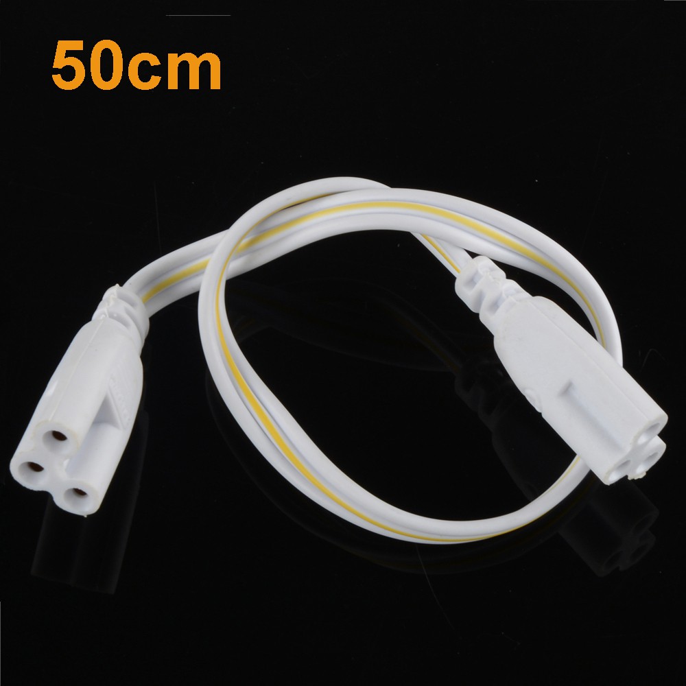 T4 T5 T8 Tube Connector Cable EU/US Plug For LED Fluorescent Lamp Grow ...