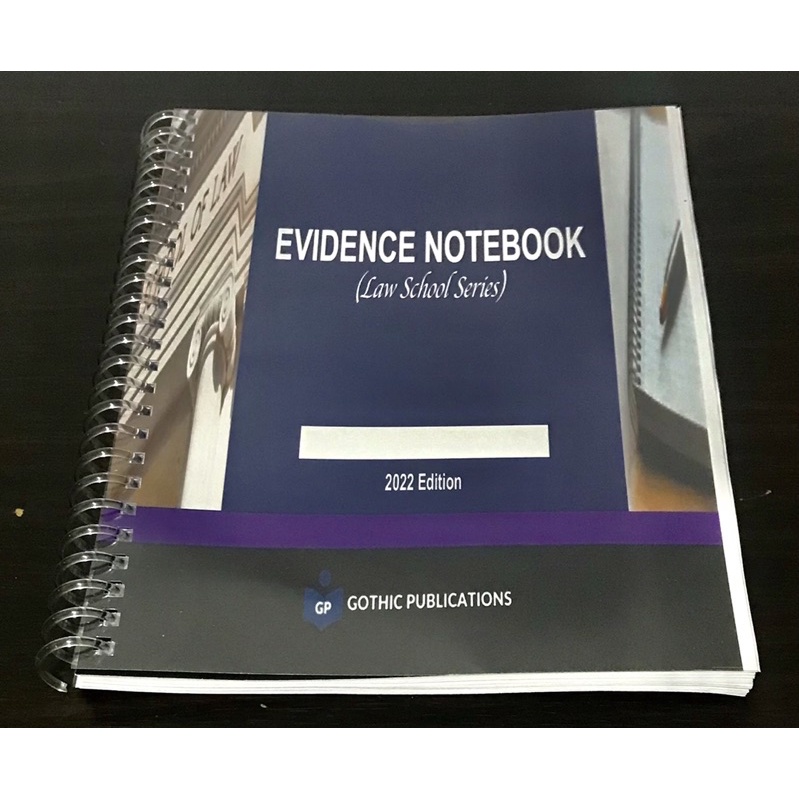 (Codal-Law School) Evidence Notebook | Shopee Philippines