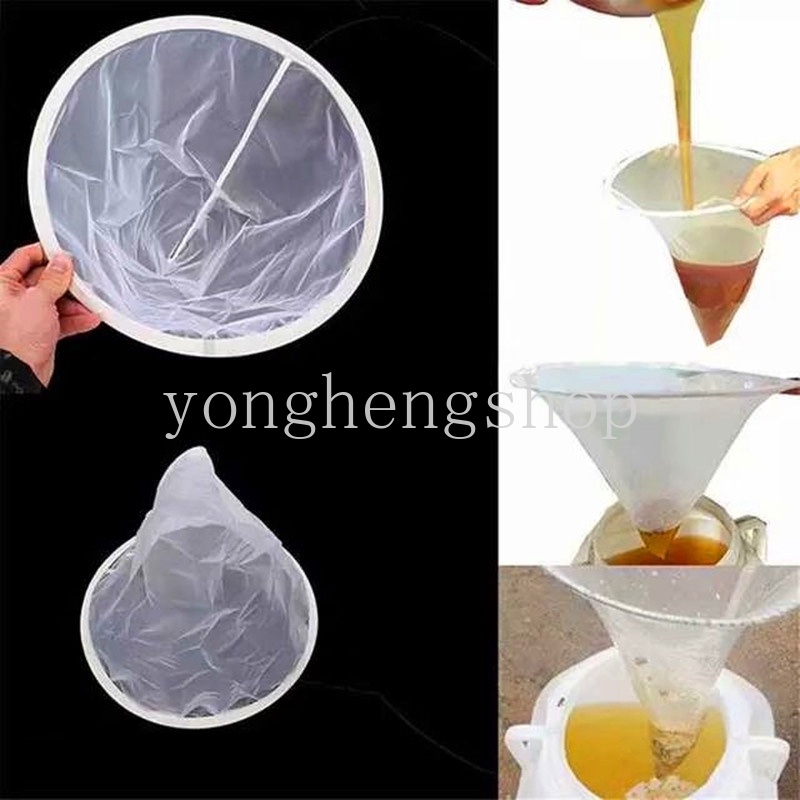 Kitchen Strainers Honey Filter Mesh Cone-shape Honey Impurity Strainer ...