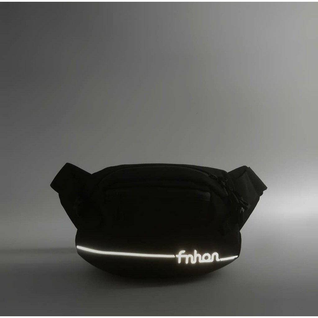 Fnhon Cycling Waist Bag Waterproof With Black Logo Reflector | Shopee ...