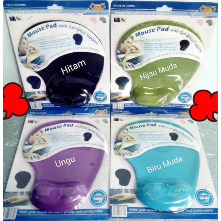 Mouse pad, nice thick color mousepad pillow with gel - Blue Mouse pad ...