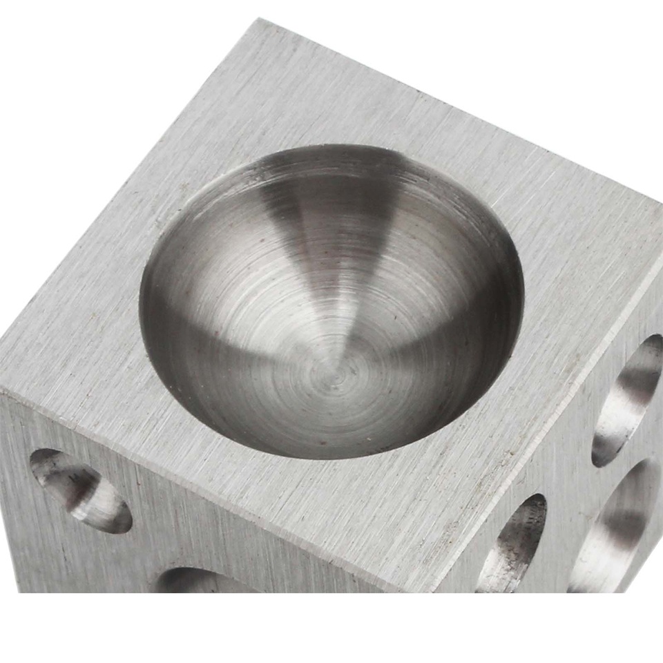 Steel Square Dapping Doming Die Block with 18 Full Round Cavities for ...
