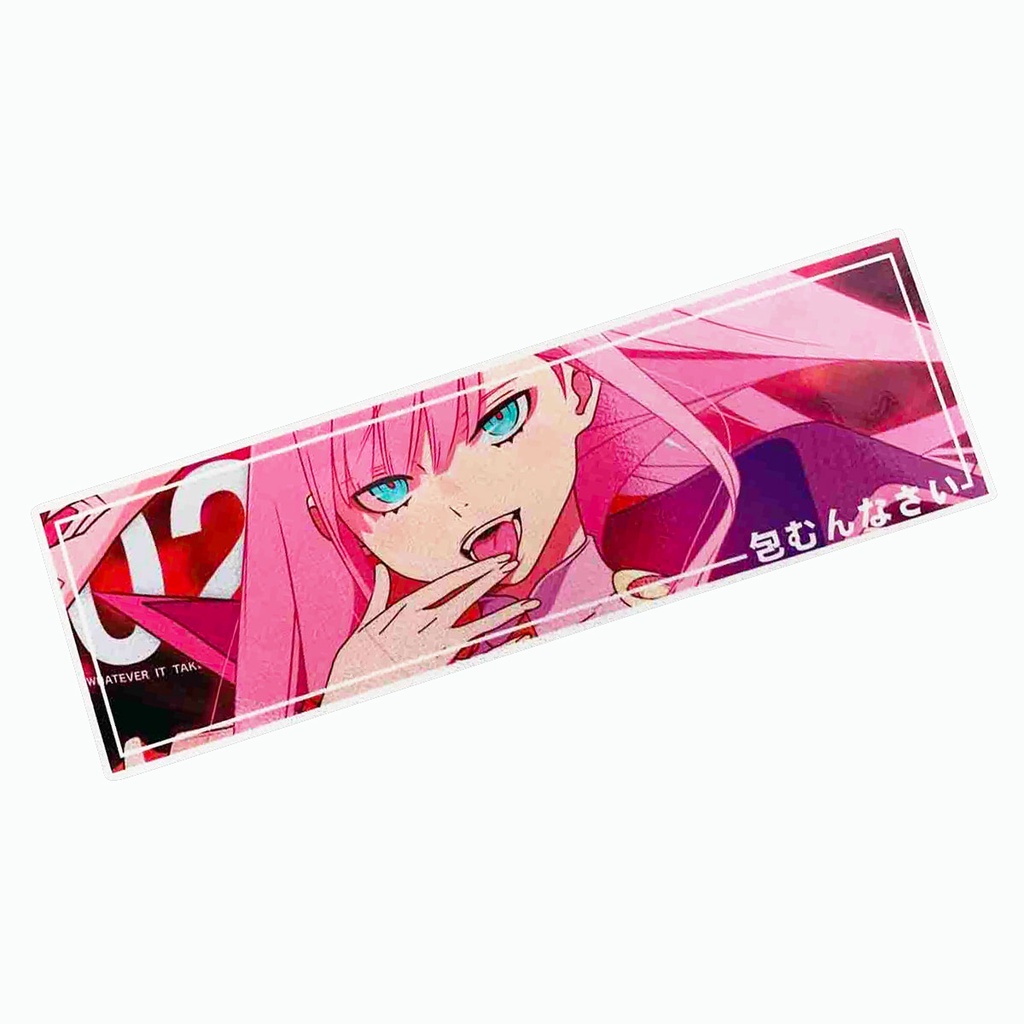 Reflective JDM girl Anime Reflective Car Styling Auto Rear Windshield ...