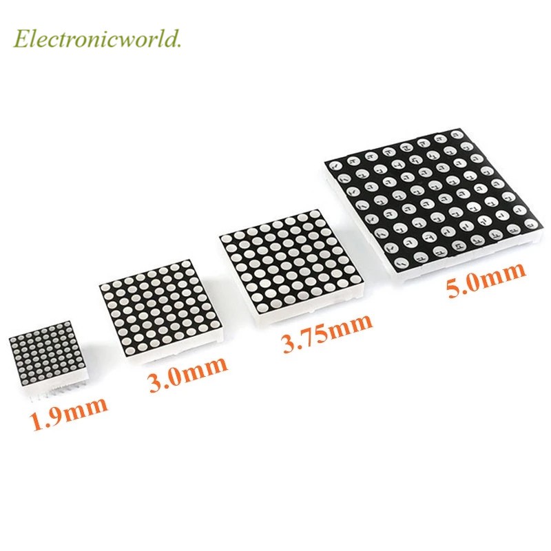 8x8 8*8 Dot Matrix Led Lattice Red Display Module Digital Tube Common ...
