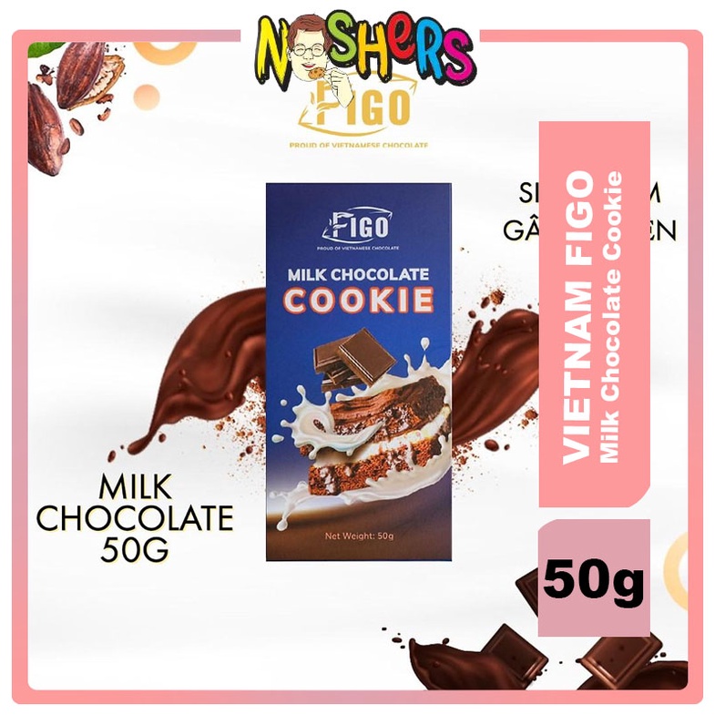 Noshers FIGO Vietnamese Milk Chocolate Figo Cookies Candy 50g Figo ...