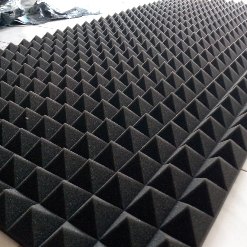 200x100x5cm Acoustic foam Soundproofing pyramid Soundproofing foam ...