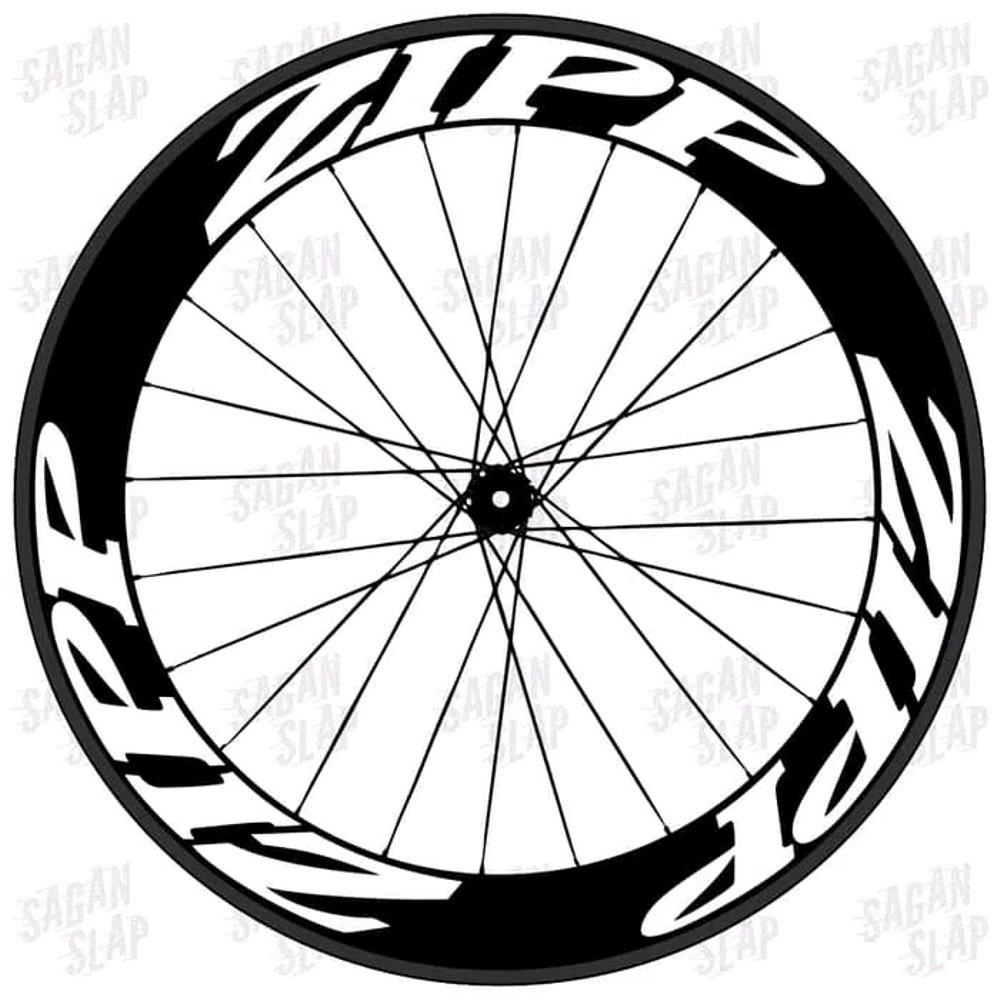 700c Zipp Bicycle Rim Decal Rims Sticker, 6 cm wide | Shopee Philippines