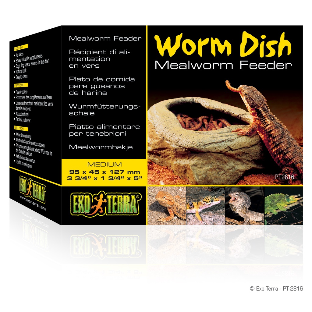 Exo Terra Worm Dish (Mealworm Feeder) | Shopee Philippines