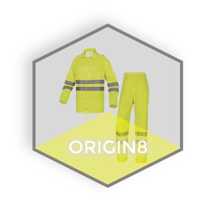 EN400LV DELTA PLUS EUROPEAN BRAND RAIN SUIT JACKET AND PANTS WITH ...