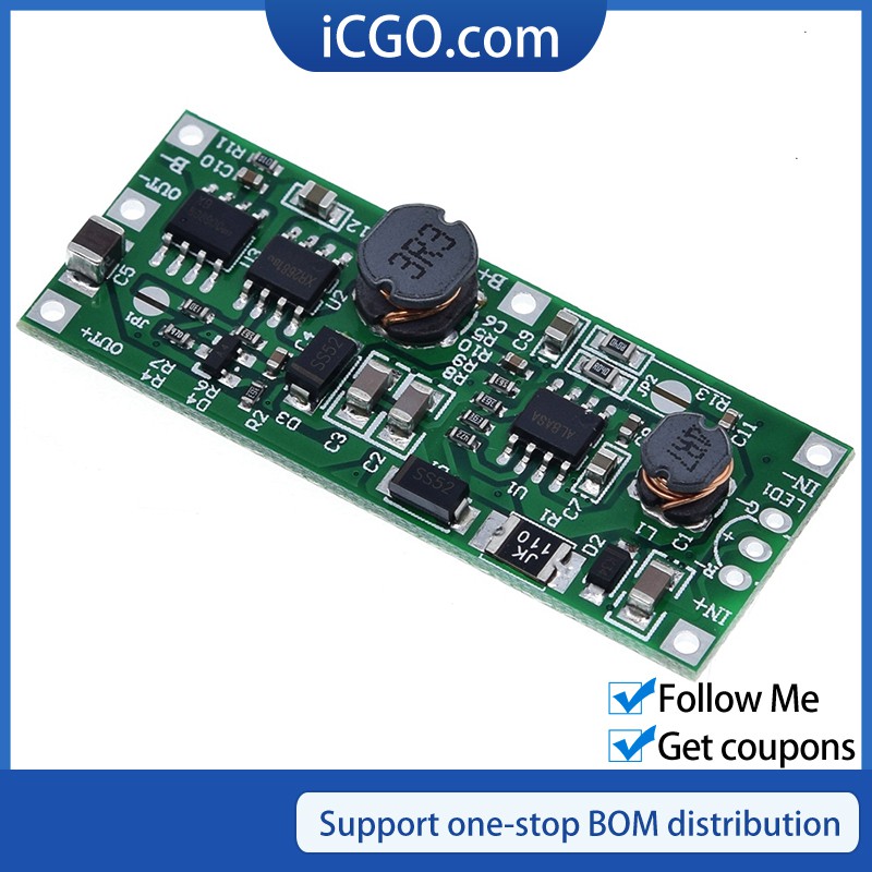 Charging Step Up Booster Module Dc 5v-12v To 9v/12v For 18650 Lithium ...
