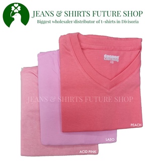[Dannon Clothing] Vneck Unisex Tees Color Set A | Shopee Philippines