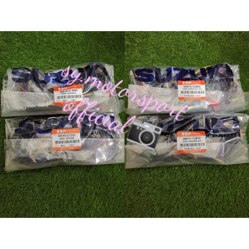 SUZUKI RGS / RGV / RGX / TX150-OLD / TX150-NEW / VS125 / V100 HARNESS ...